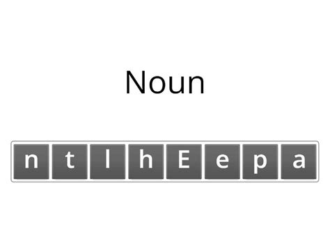 Word Classes 1 Anagram