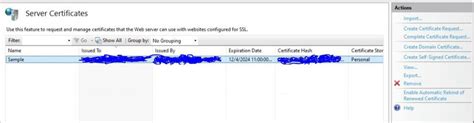 Iis 10 Step By Step Guide To Create A Self Signed Certificate