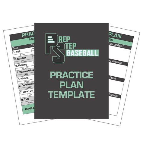Baseball Practice Plan Template Etsy