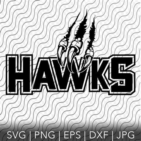 Hawks Claw Scratch Cutting Template Svg Png Eps Dxf  Files For
