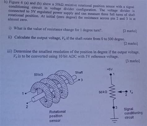 Solved b Figure a and b show a kΩ resistive Chegg