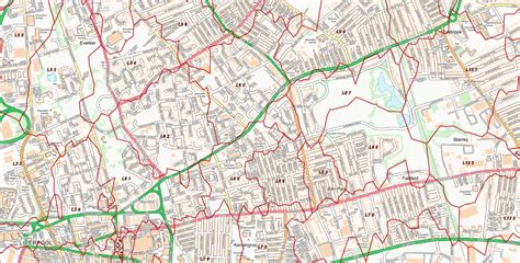 Central Liverpool Postcode City Street Map Digital Download Ukmaps