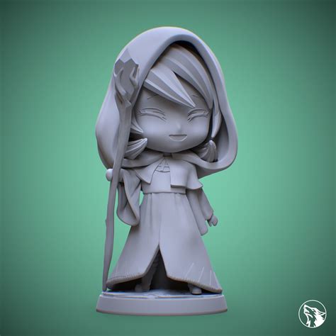 Chibi White Mage 3d Model 3d Printable Cgtrader