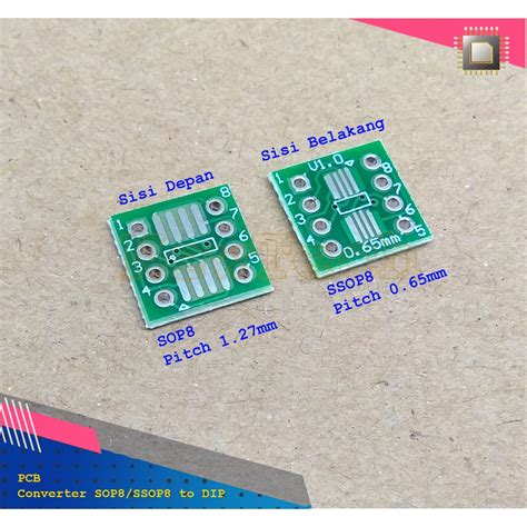 Jual Pcb Adapter Converter Sop8 Ssop8 To Dip Sop Ssop Dip8 8 Shopee