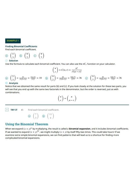 Solution Bionomial Theorem Studypool