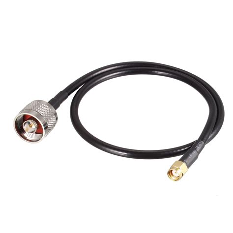 Uxcell Coax Cable N Male To Rp Sma Male Pigtail Cable 50 Ohm 20 Inch
