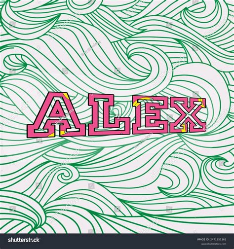 Alex Name Art