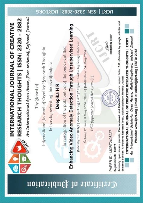 Deepika H R On Linkedin Delighted To Share That My Research On Machine