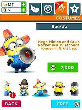 Bee Do Costume Minion Rush Despicable Me Youtube