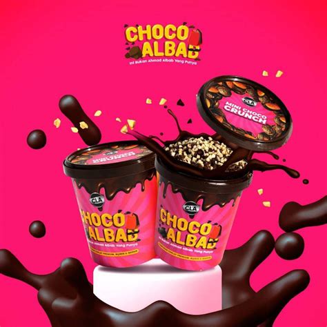 Choco Albab Milk Chocolate Choco Tub 250g ~ Belgian Dark Chocolate