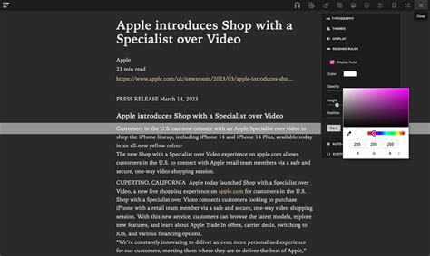 Reader Mode — Reader Mode