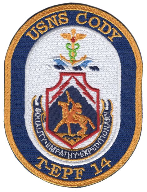 Usns Cody T Epf 14 Us Navy Expeditionary Fast Transport Patch Popular