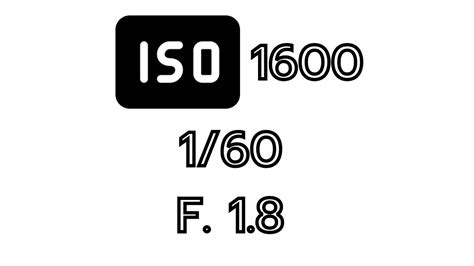 Iso Shutter Speed F Stop ใน 1 นาทีครึ่ง Youtube