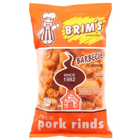 Bbq Pork Rinds Brims Snack Foods