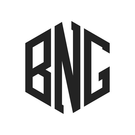 Premium Vector Bng Logo Design Initial Letter Bng Monogram Logo Using