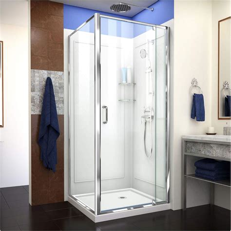 Brandclub Dreamline Flex 32 In D X 32 In W X 76 34 In H Semi