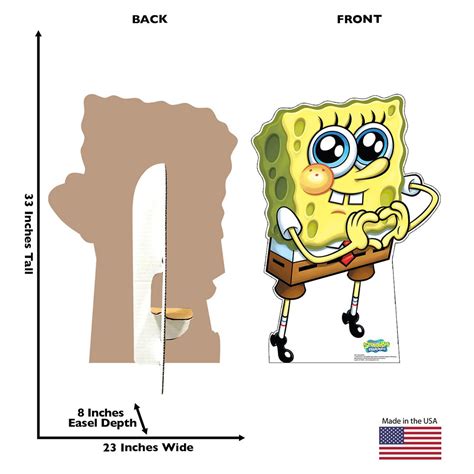 Spongebob Squarepants Heart Life Size Cardboard Cutout Standee The Official Paramount Shop