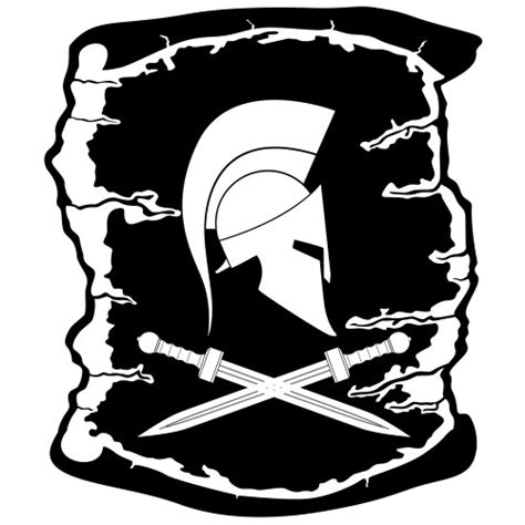 Grunge Red Ancient Warrior Gladiator Royalty Free Vector