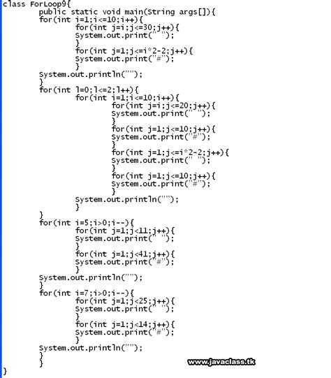 For Loop භාවිතය සදහා උදාහරන Learn Java සින්හලෙන්