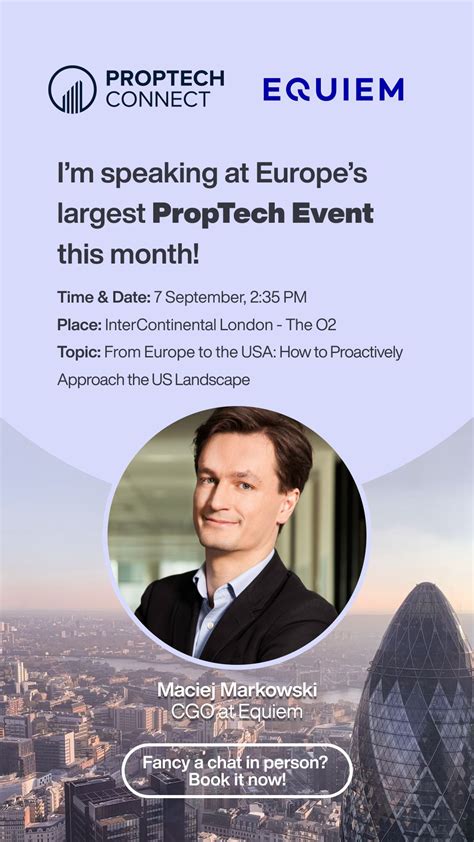 Maciej Matthew Markowski On Linkedin Proptech