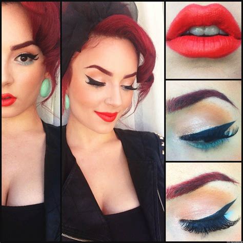 Pin Up Makeup Look