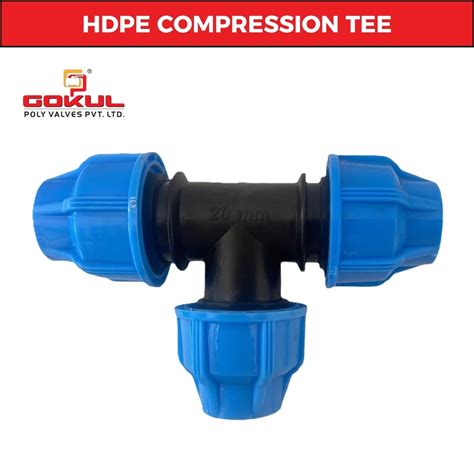 Hdpe Pipe Tee At Best Price In Ahmedabad Gujarat Gokul Poly Valves Private Limited