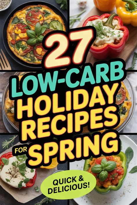 27 Low Carb Holiday Recipes For Spring