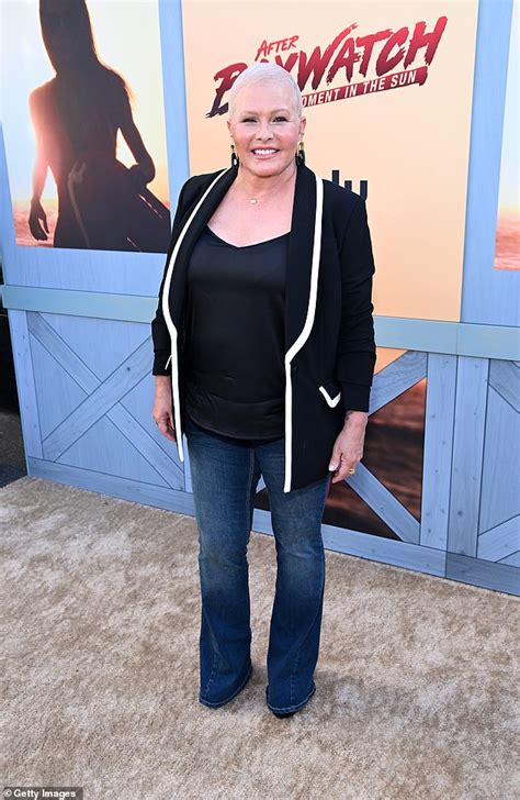 Nicole Eggert 52 Attends After Baywatch Premiere In La Amid Breast