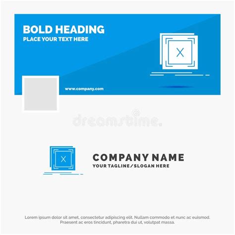 Blue Business Logo Template For Error Application Message Problem