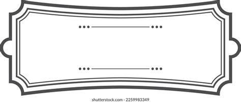 Blank Vintage Label Vector