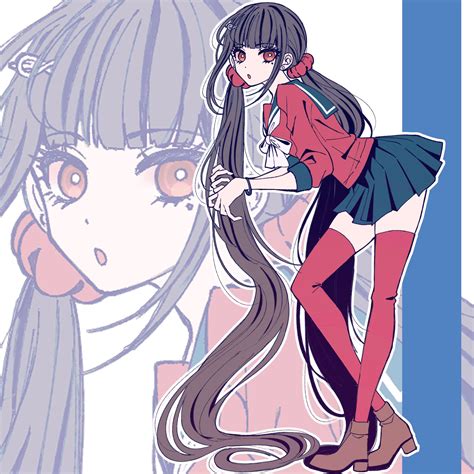 Harukawa Maki Danganronpa And 1 More Drawn By Satoriaosky9077