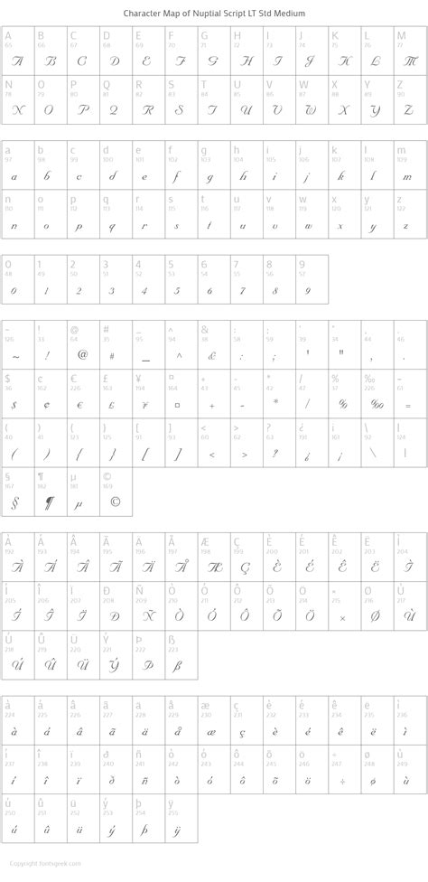 Nuptial Script Lt Std Font Download For Free View Sample Text