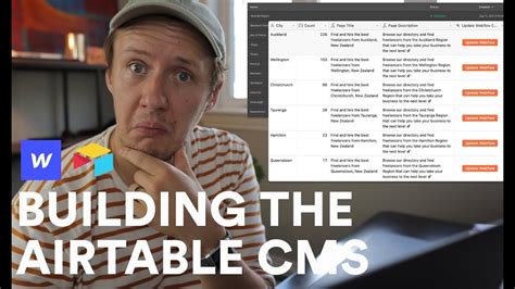 I Am Turning Airtable Into My Webflow CMS Part Connorfinlayson