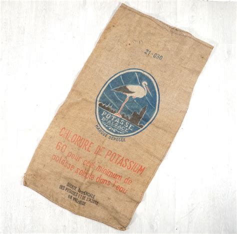 Sac En Toile De Jute Potasse Dalsace Barnebys