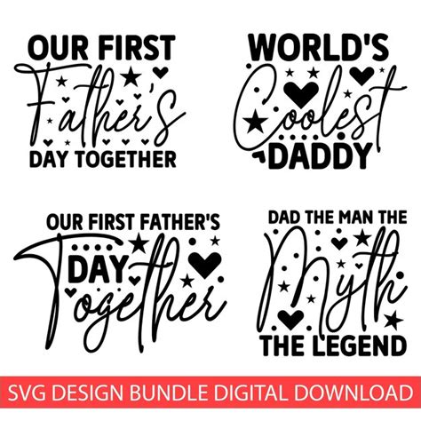 Premium Vector Fathers Day Svg Bundle Design