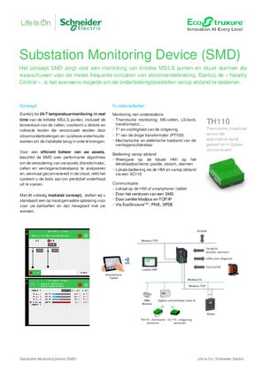 Substation Monitoring Device Smd Brochure Schneider Electric