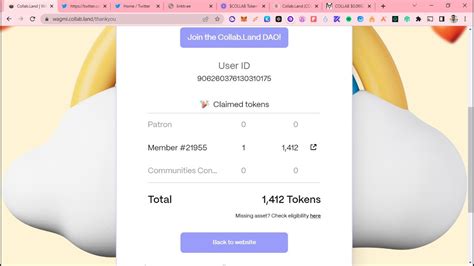 How To Claim Collabland Airdrop Token Voiceless Tutorial With Subtitles Youtube