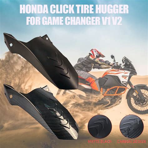 Tire Hugger Honda Click 125i V3 V2 120 150 Black Mud Guard Honda Click