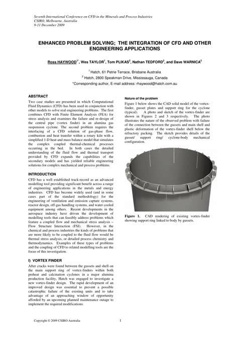 pdf enhanced problem solving the integration of cfd and other