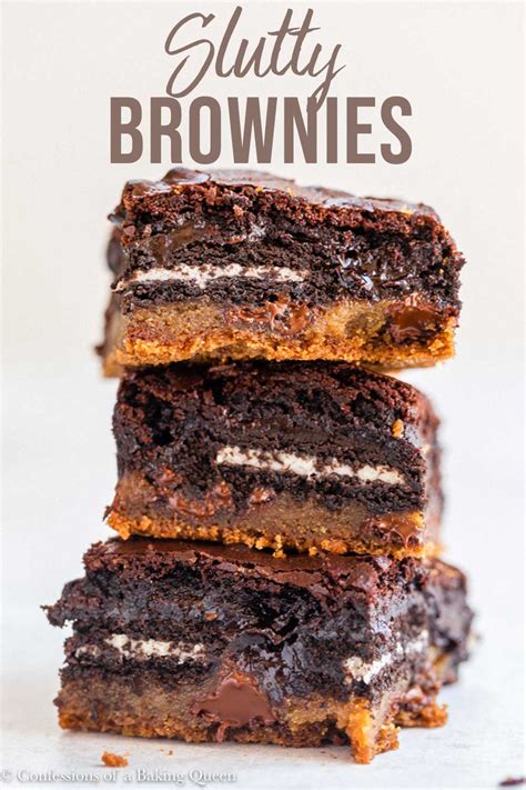Slutty Brownies Delicious Easy Recipe Confessions Of A Baking Queen