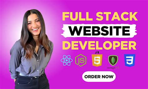Do Custom Website Development As Full Stack Developer Front End And