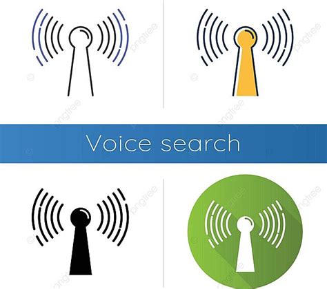 Radio Signal Icons For Wireless Connections And Broadcasting In Vector Illustrations Vector