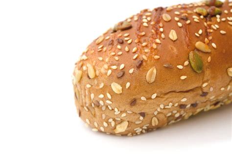 Bread With Sesame And Melon Seed Stock Image Image Of Portion Slices