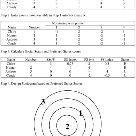 Sociometric Analysis Of The Flying Pucks Download Scientific Diagram