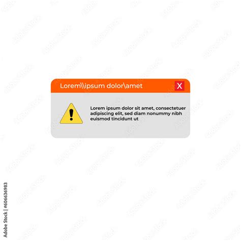 The Notification Pop Up Isolated Vector Illustration Boxes Template
