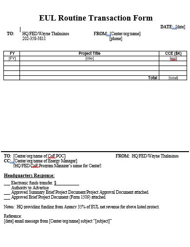 Free 45 Transaction Form Samples In Pdf Ms Word