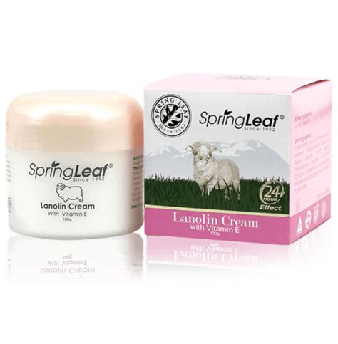 Springleaf Lanolin Cream With Vitamin E 100g I Natonic