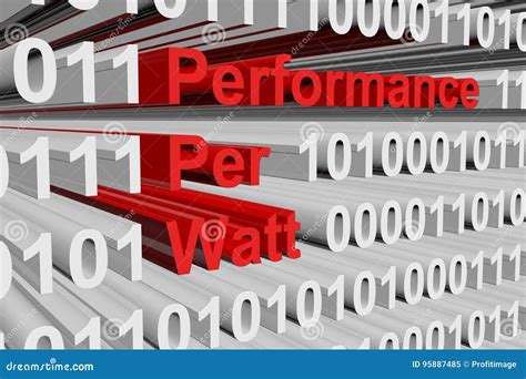 Performance Per Watt Stock Illustration Illustration Of Watt 95887485