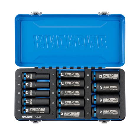 Deep Impact Socket Set 14 Piece 12 Drive Metric Kincrome Tools