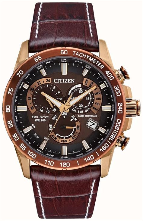 Citizen Mens Perpetual Chrono Radio Controlled At Eco Drive